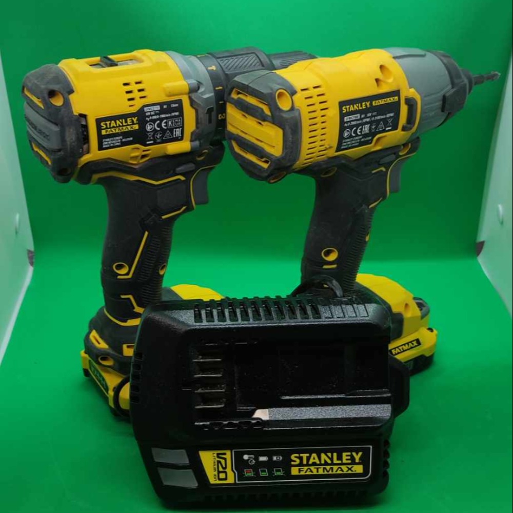 Pre-owned Stanley Fatmax Stanley fatmax drill set - Own4Less
